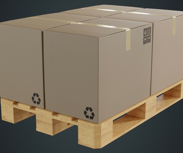 ArtStation - Pallet 2A | Game Assets