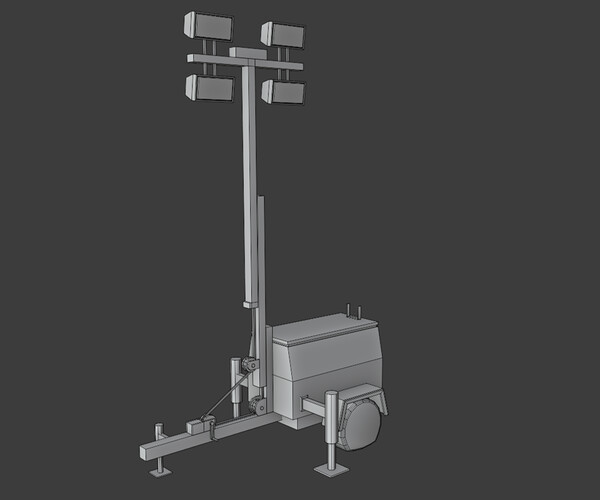 ArtStation - Old Light Generator | Game Assets