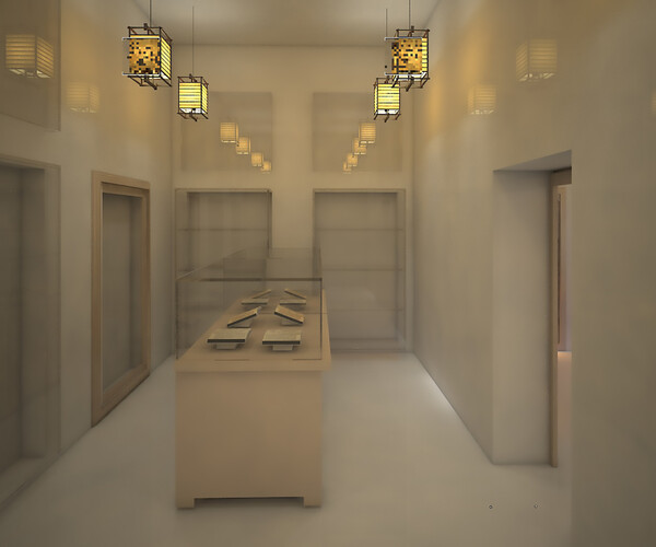 ArtStation - Heritage Interior Museum 3D Model | Resources