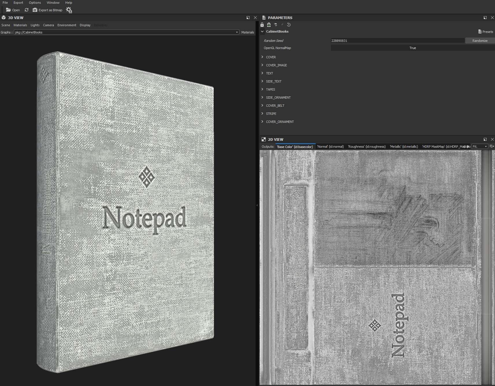 ArtStation - GENERATOR - Classic Book Cover | Game Assets