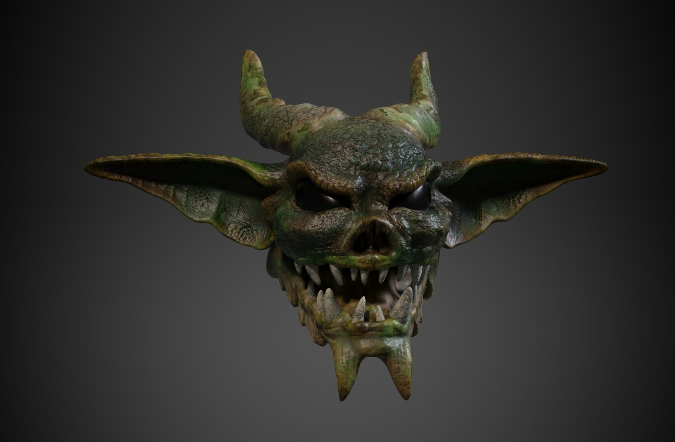 ArtStation - Evil Head - low poly | Resources