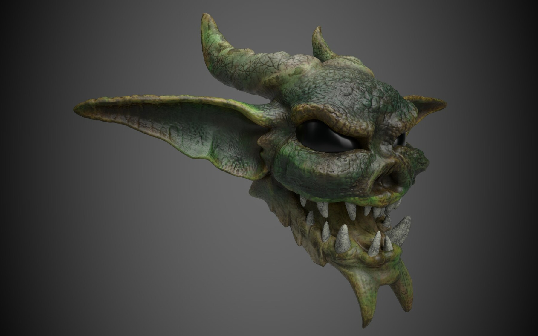 ArtStation - Evil Head - low poly | Resources