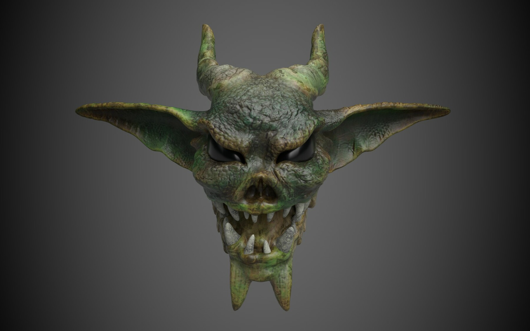 ArtStation - Evil Head - low poly | Resources