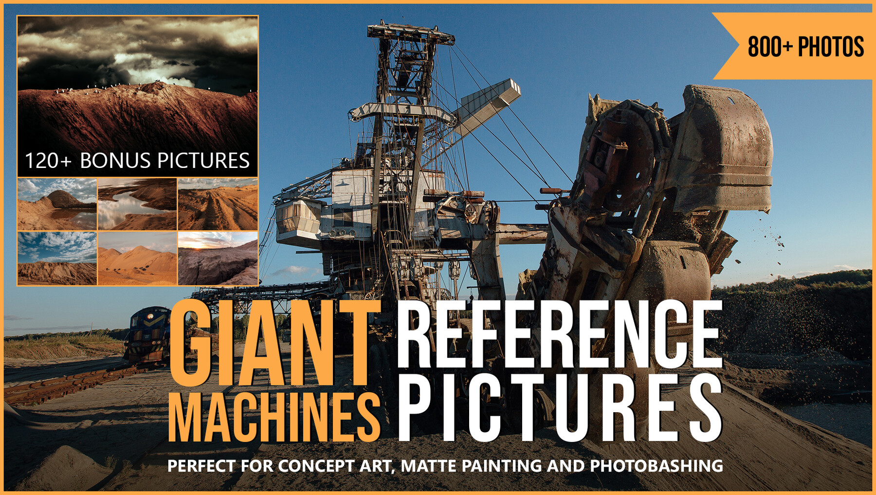 ArtStation - 800+ Giant Machines Reference Pictures | Resources