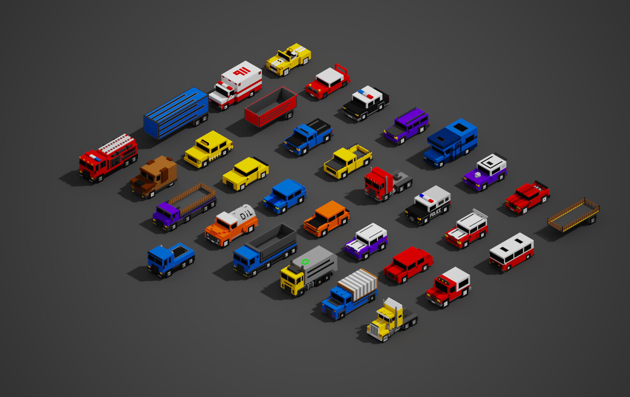 ArtStation - Cars pack 33 | Resources