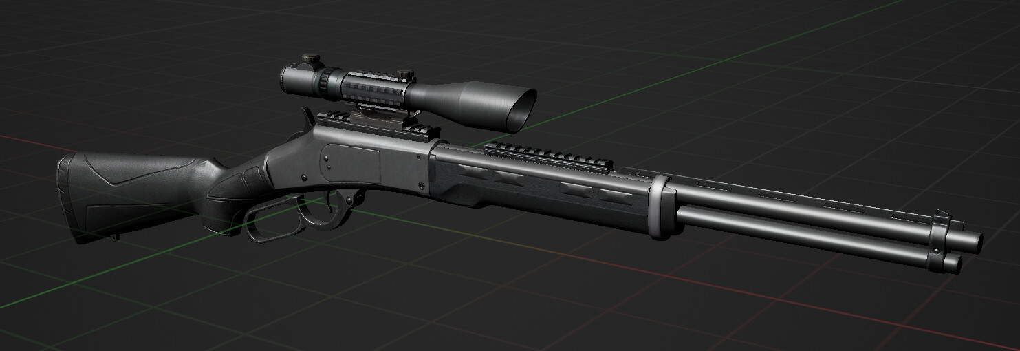 ArtStation - Customizable Weapons (UE4) | Game Assets