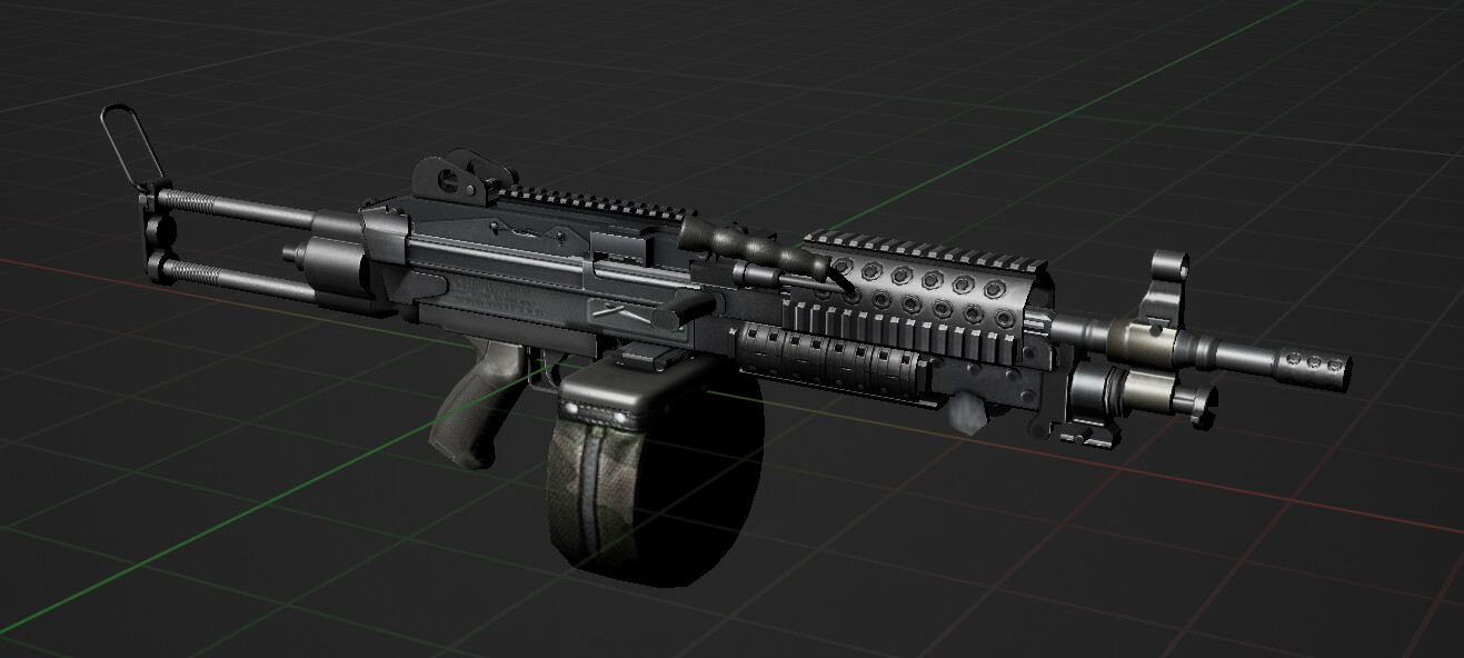 ArtStation - Customizable Weapons (UE4) | Game Assets
