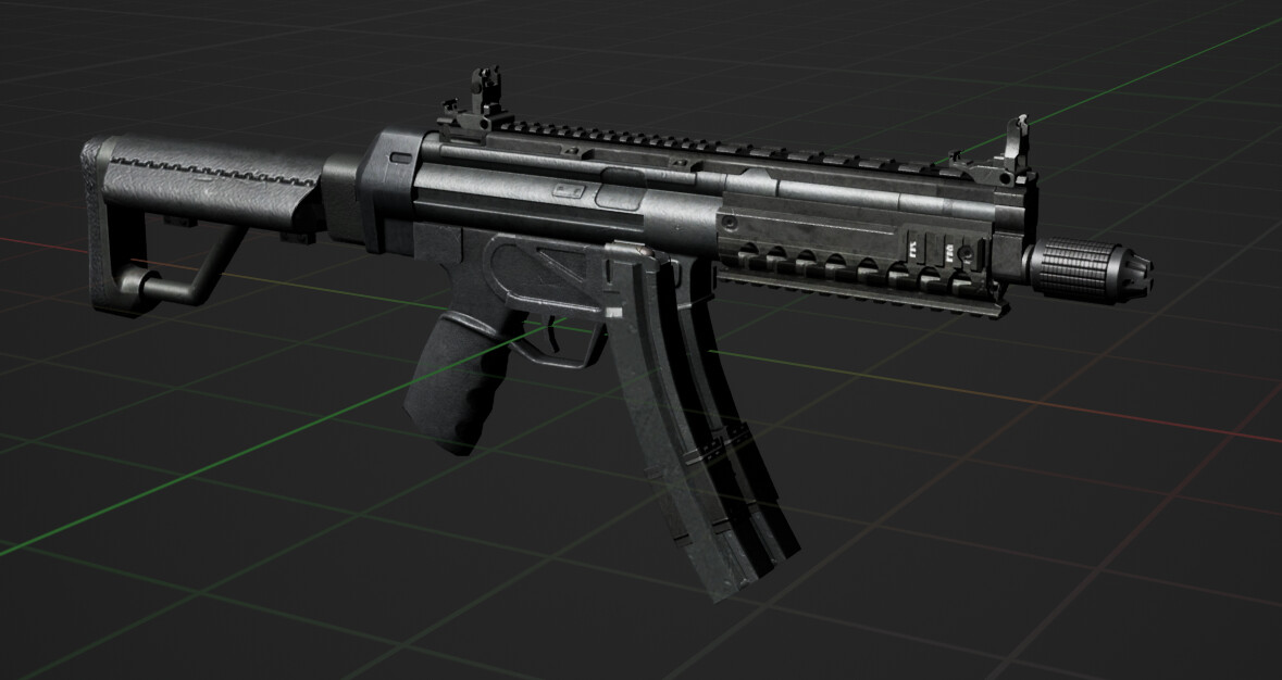 ArtStation - Customizable Weapons (UE4) | Game Assets