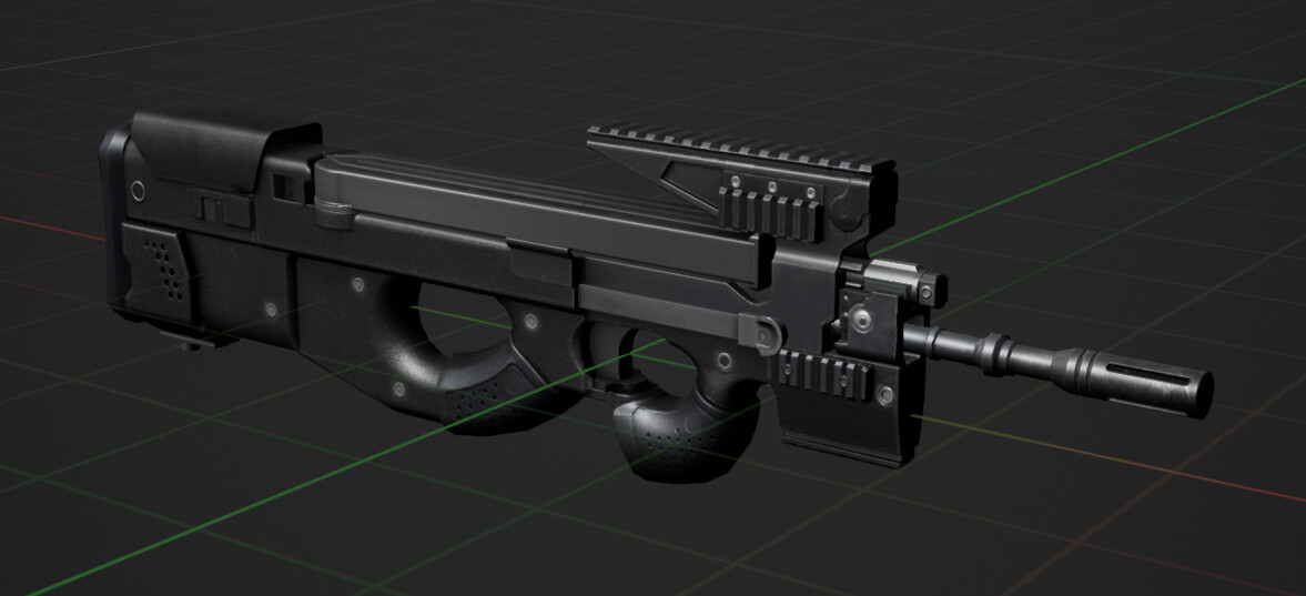 ArtStation - Customizable Weapons (UE4) | Game Assets