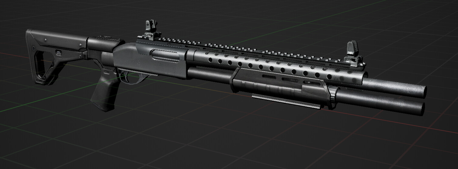 ArtStation - Customizable Weapons (UE4) | Game Assets
