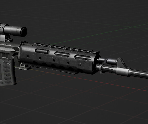 ArtStation - Customizable Weapons (UE4) | Game Assets