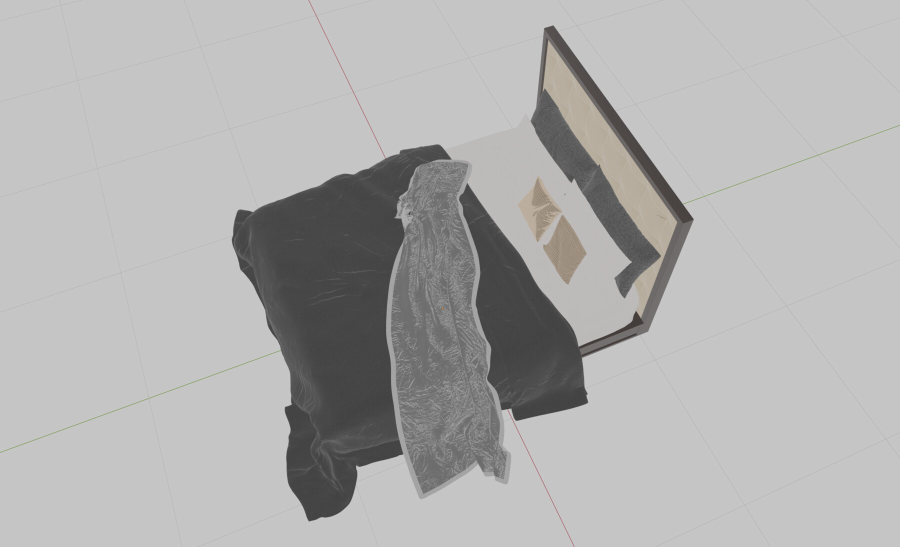 ArtStation - Bed | Game Assets