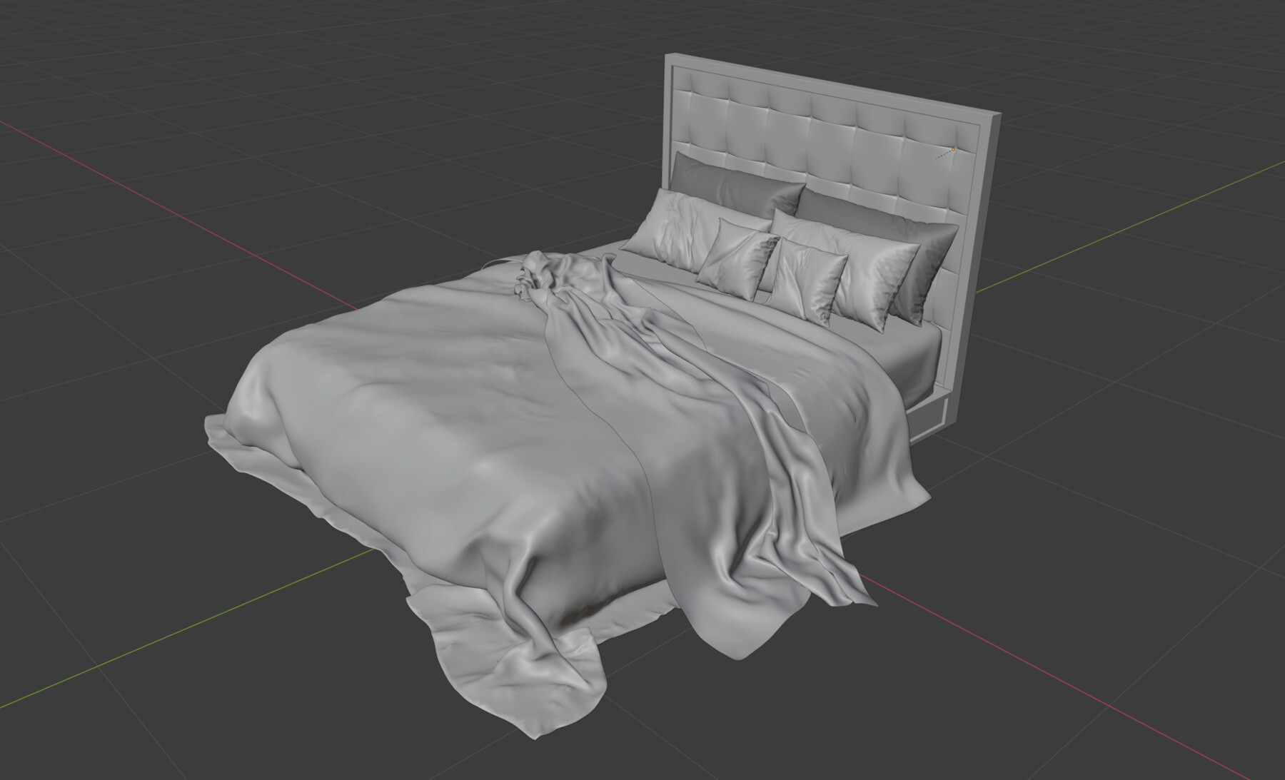ArtStation - Bed | Game Assets