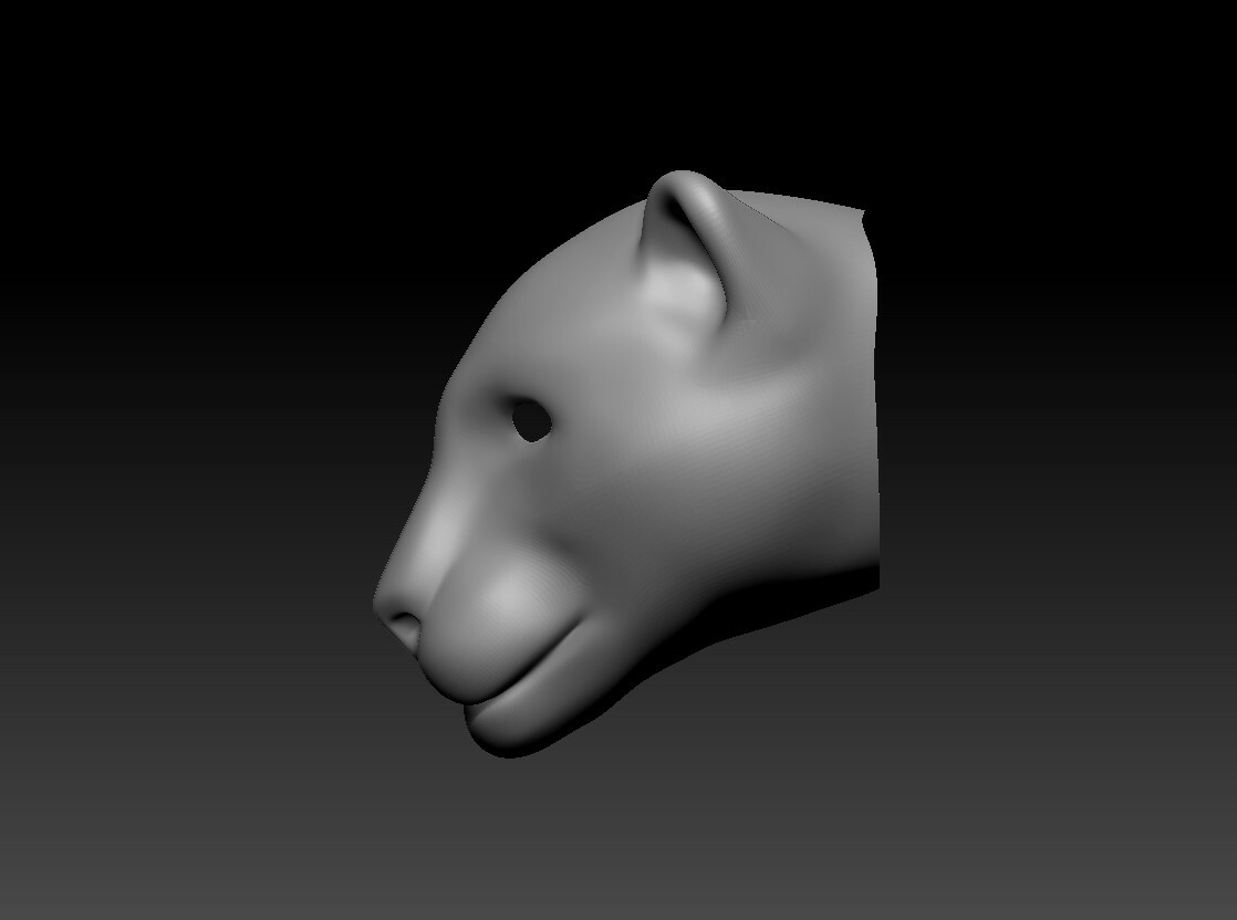 ArtStation - Panther head base mesh | Resources