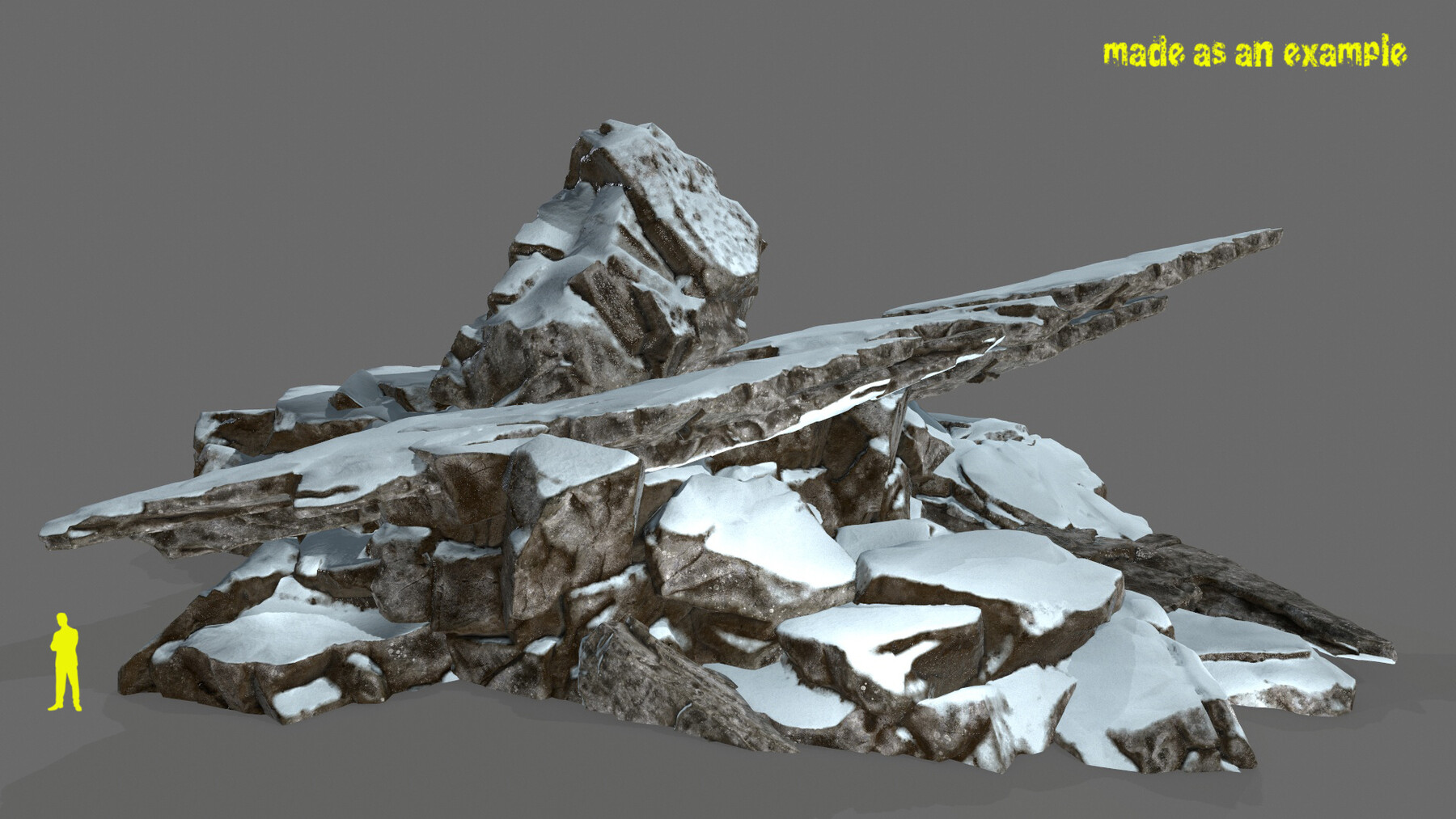 ArtStation - snow rocks | Game Assets