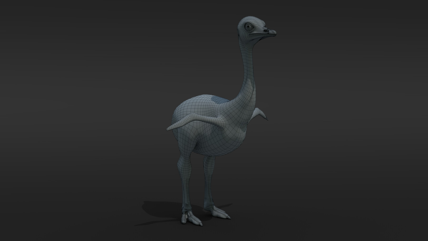 ArtStation - 3D Animal | Young Ostrich Animated | Resources
