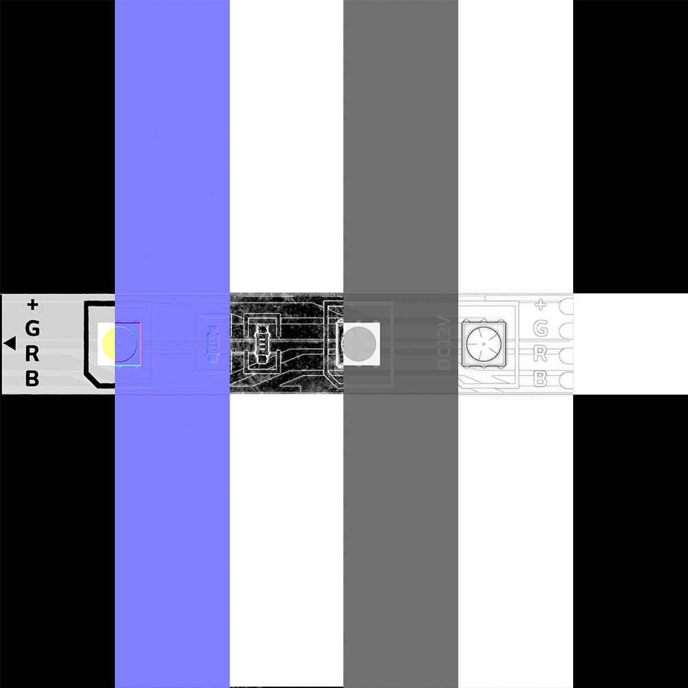 ArtStation - LED TYPE - SUBSTANCE DESIGNER | Game Assets