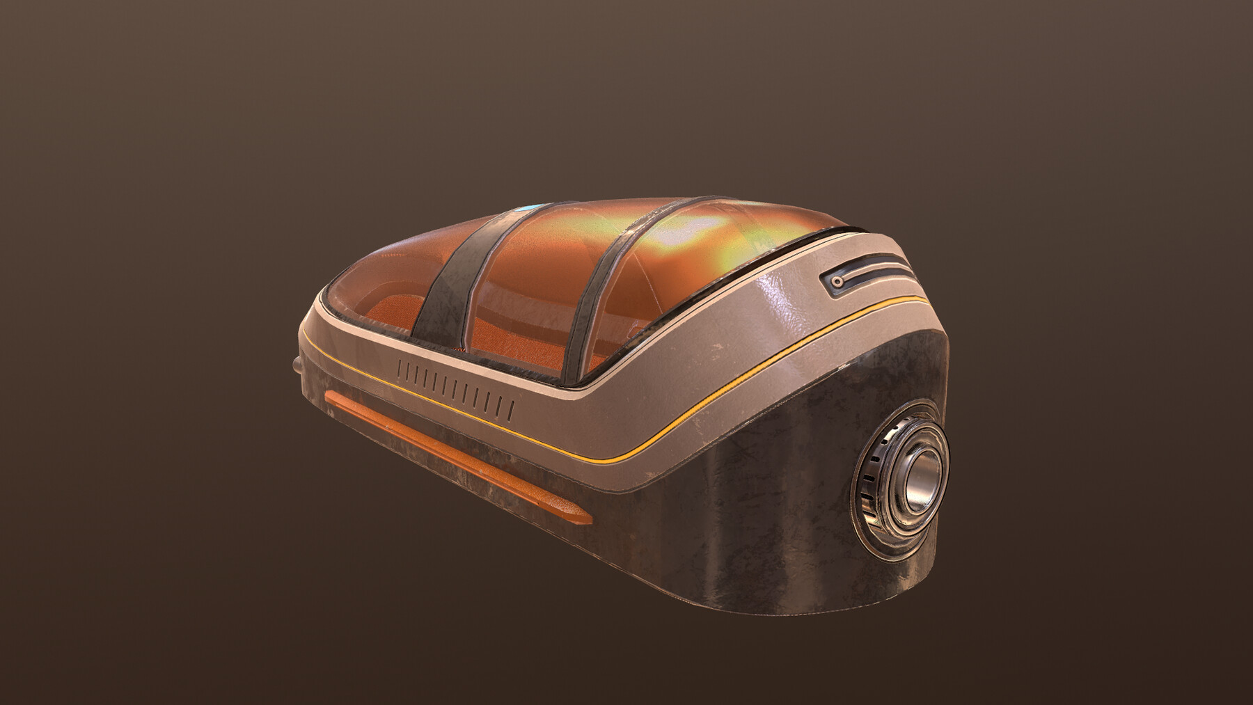 ArtStation - Escape Pod Low-poly 3D model | Game Assets