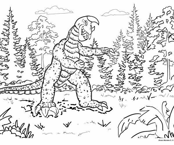 ArtStation - Classic Kaijus - Coloring Book I | Books & Comics