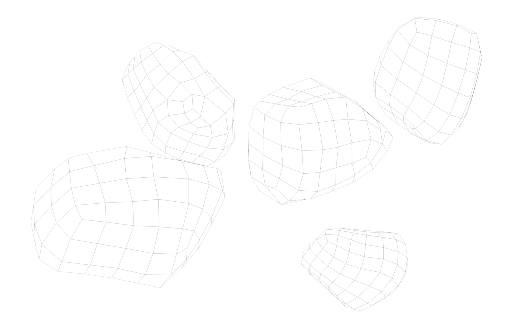 ArtStation - 3D Low Poly Rocks 5 Variation PBR for Blender and Cinema4D ...