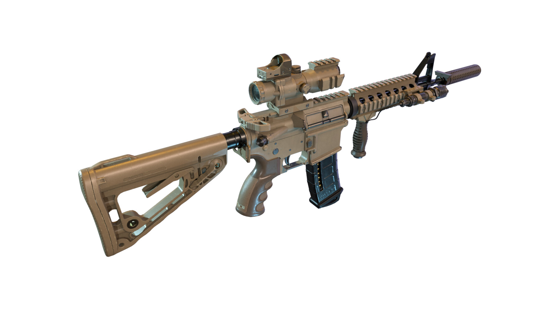 ArtStation - M4 Rifle - REALTIME | Resources