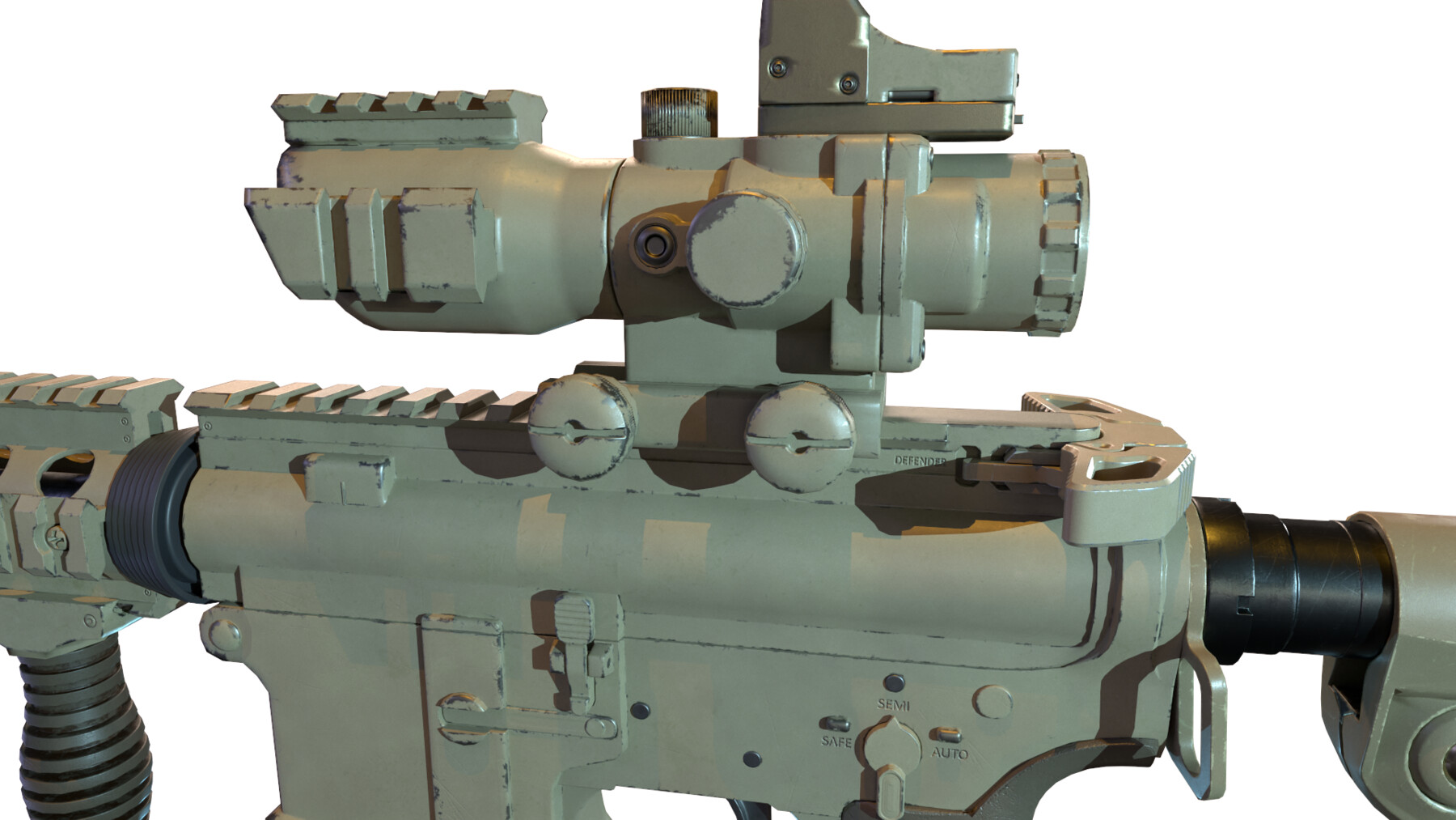 ArtStation - M4 Rifle - REALTIME | Resources