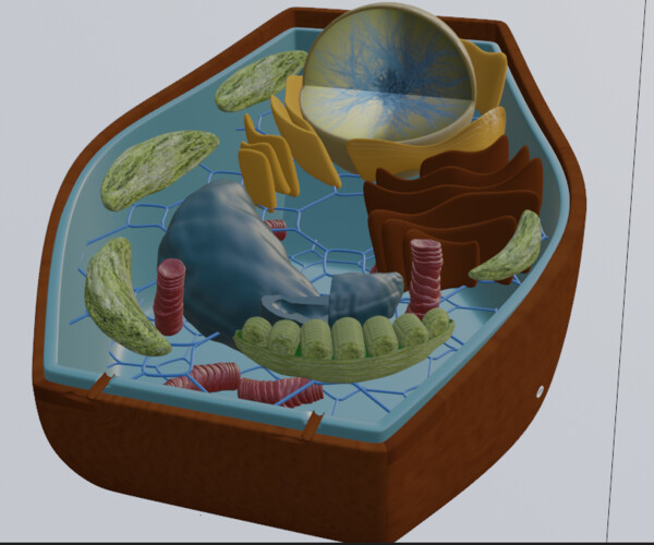 ArtStation - Plant Cell | Game Assets