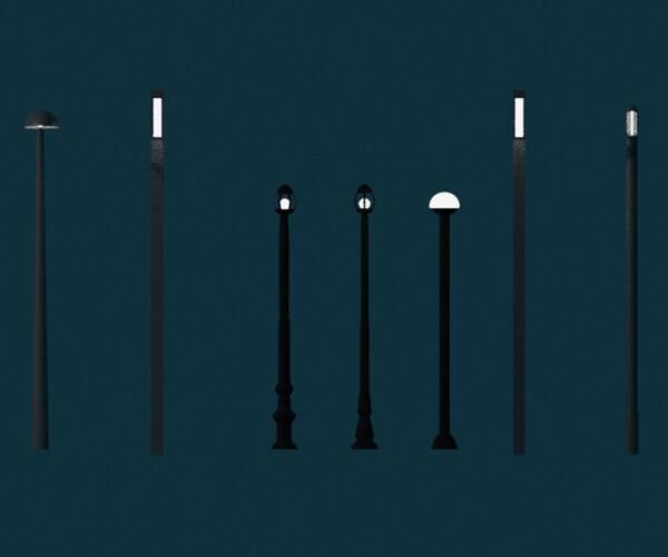 ArtStation - Street Light mini pack | Resources