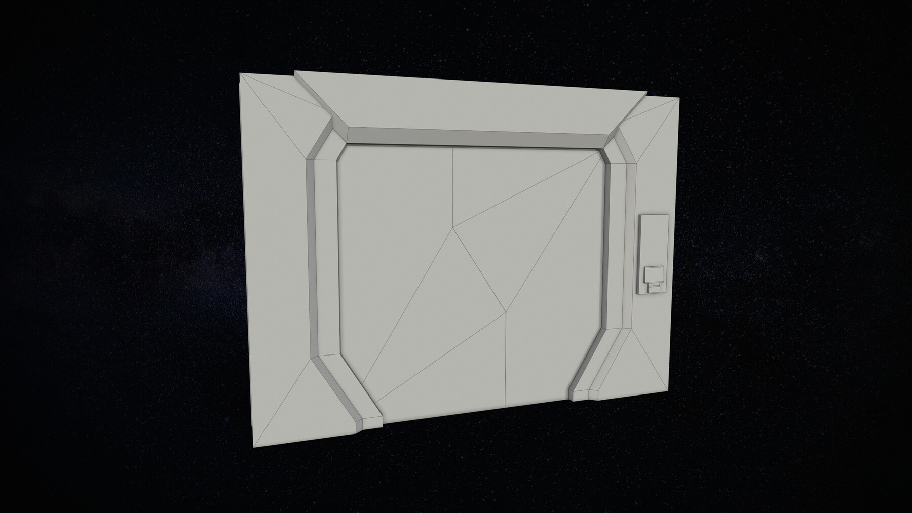 ArtStation - Sci-Fi Door Version 2 - Low Poly | Game Assets