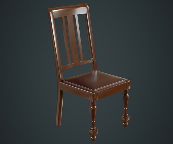 ArtStation - Kitchen Chair 1A | Game Assets
