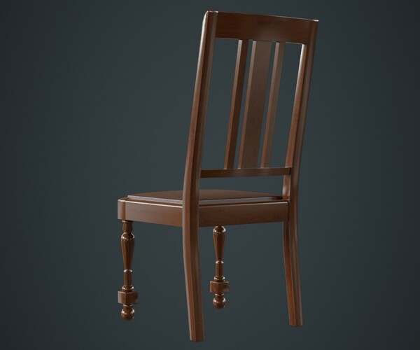 ArtStation - Kitchen Chair 1A | Game Assets