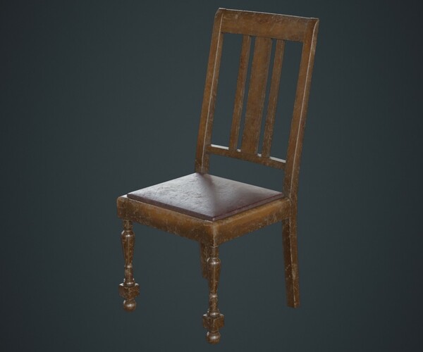 ArtStation - Kitchen Chair 1B | Game Assets