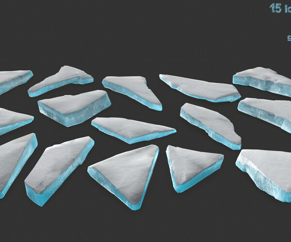 ArtStation - ice set | Game Assets