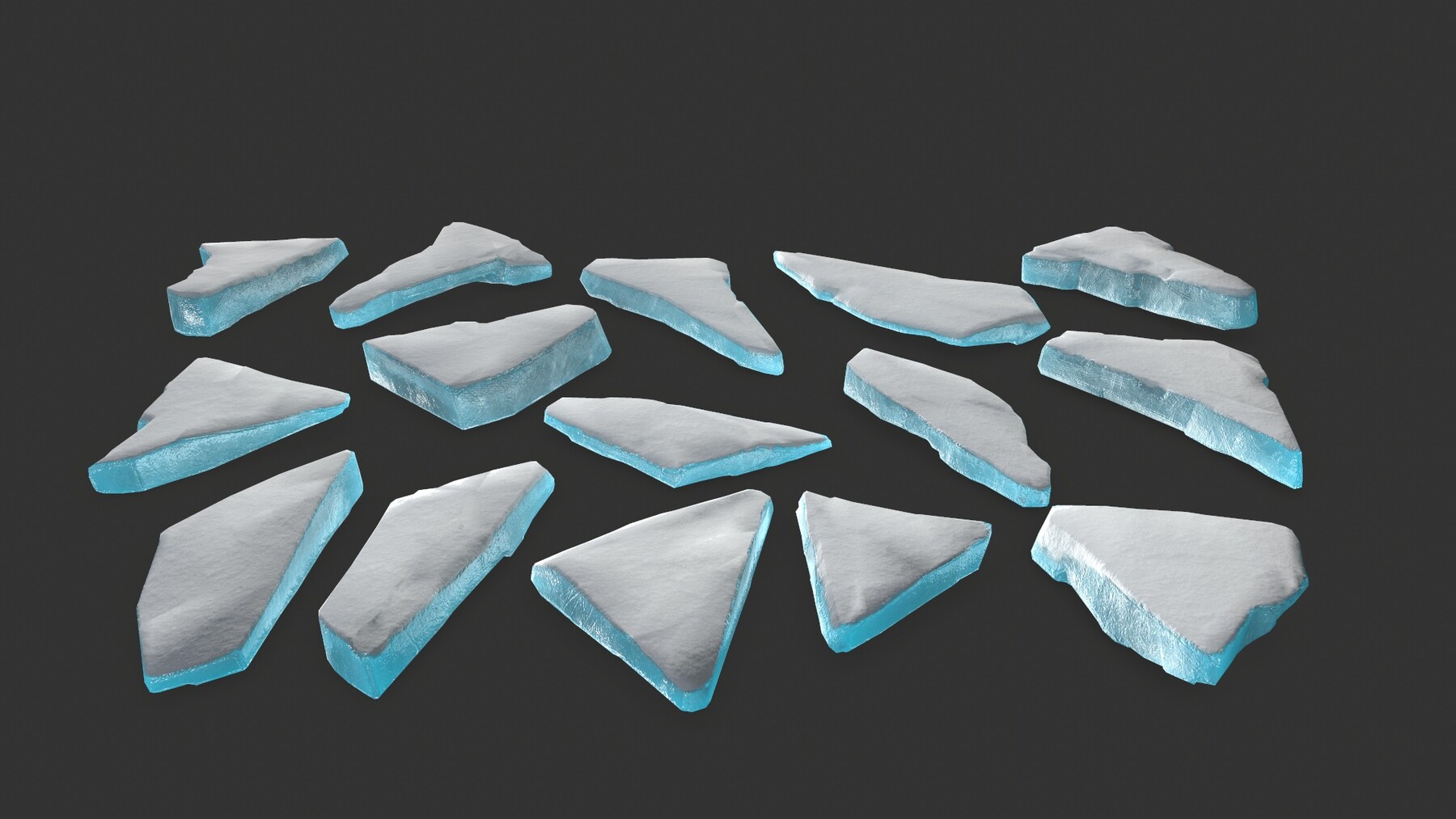 ArtStation - ice set | Game Assets