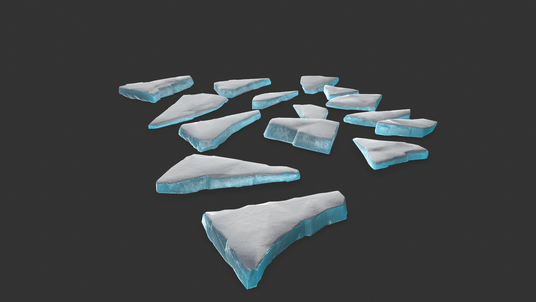 ArtStation - ice set | Game Assets