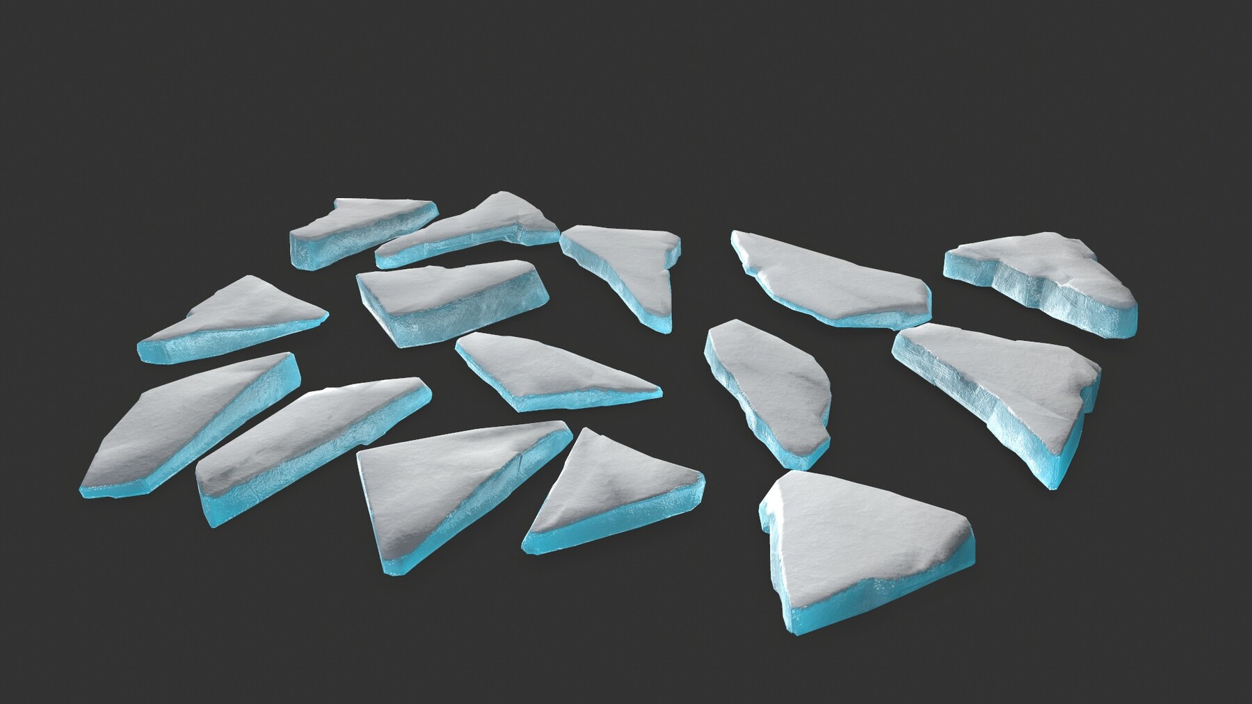 ArtStation - ice set | Game Assets