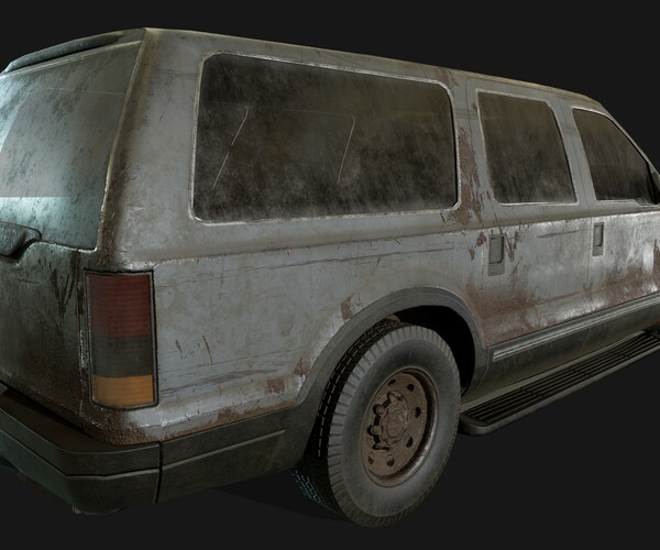 ArtStation - Ford Excursion 1999 (LowPoly) | Game Assets