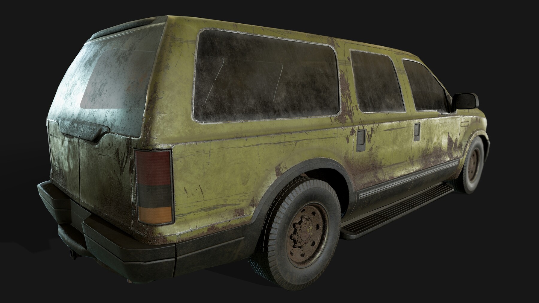 ArtStation - Ford Excursion 1999 (LowPoly) | Game Assets
