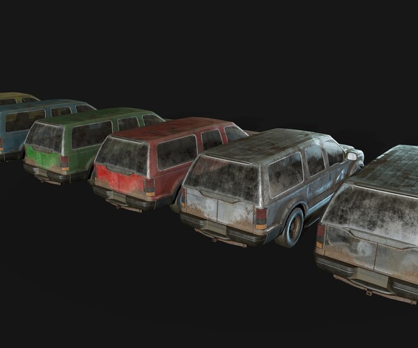 ArtStation - Ford Excursion 1999 (LowPoly) | Game Assets