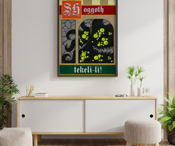 ArtStation - Happy Shoggoth! | Artworks