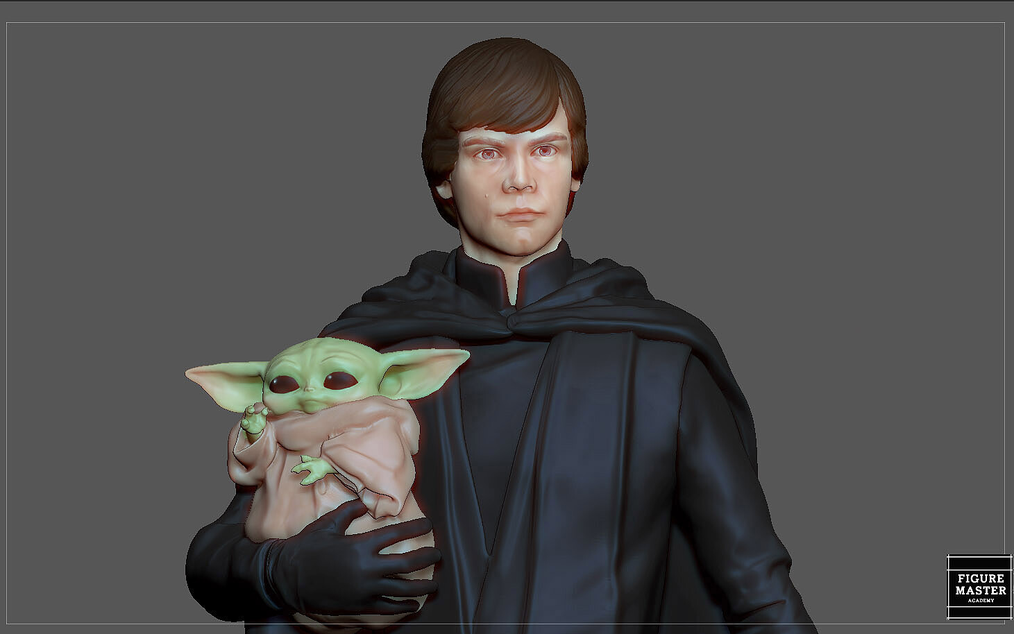 ArtStation - LUKE SKYWALKER STARWARS MANDALORIAN DISNEY STATUE 3D print ...