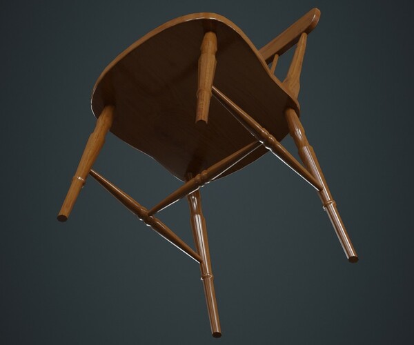 ArtStation - Kitchen Chair 2A | Game Assets