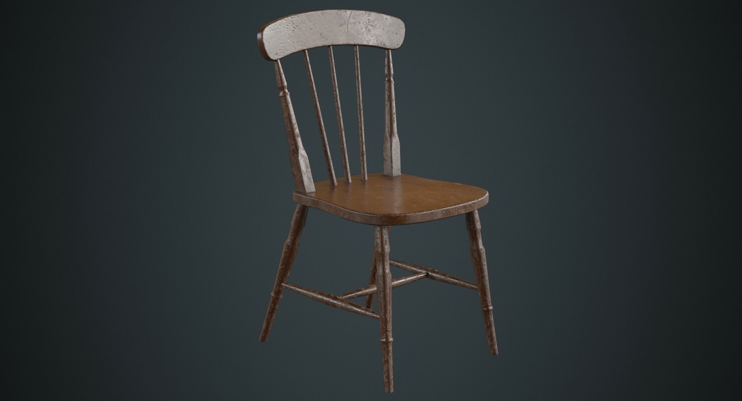 ArtStation - Kitchen Chair 2B | Game Assets