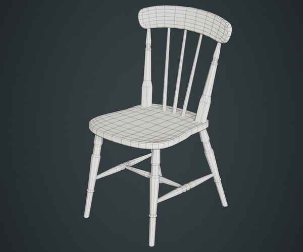 ArtStation - Kitchen Chair 2B | Game Assets