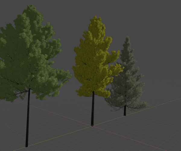 ArtStation - Landscape Trees | Game Assets