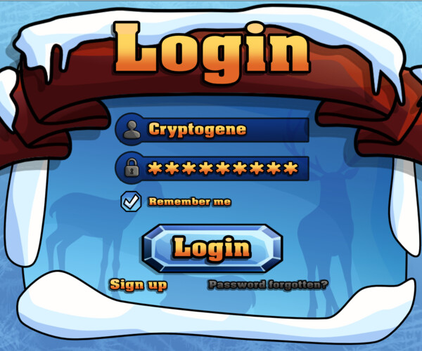 ArtStation - Winter Ice GUI | Game Assets