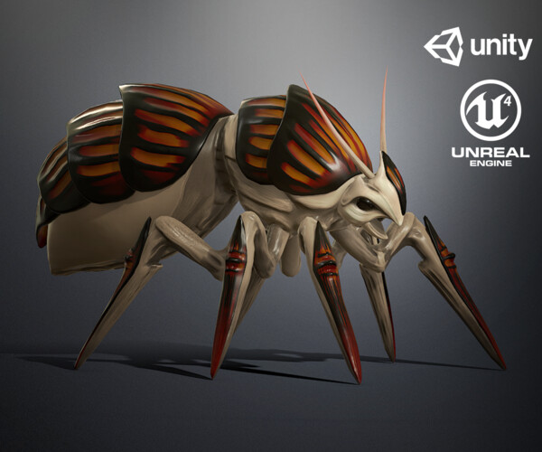 ArtStation - Pathfinder Bug Creature | Game Assets