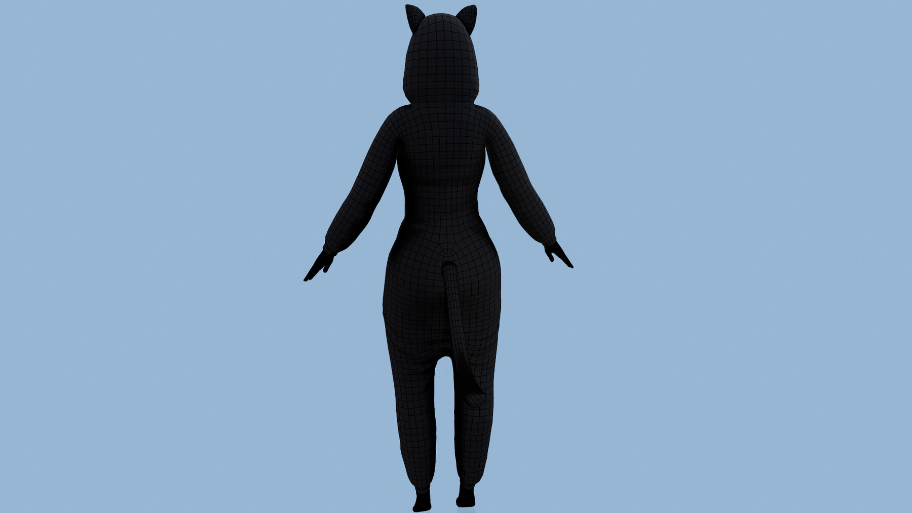 Artstation Kigurumi Cat 2 Game Assets
