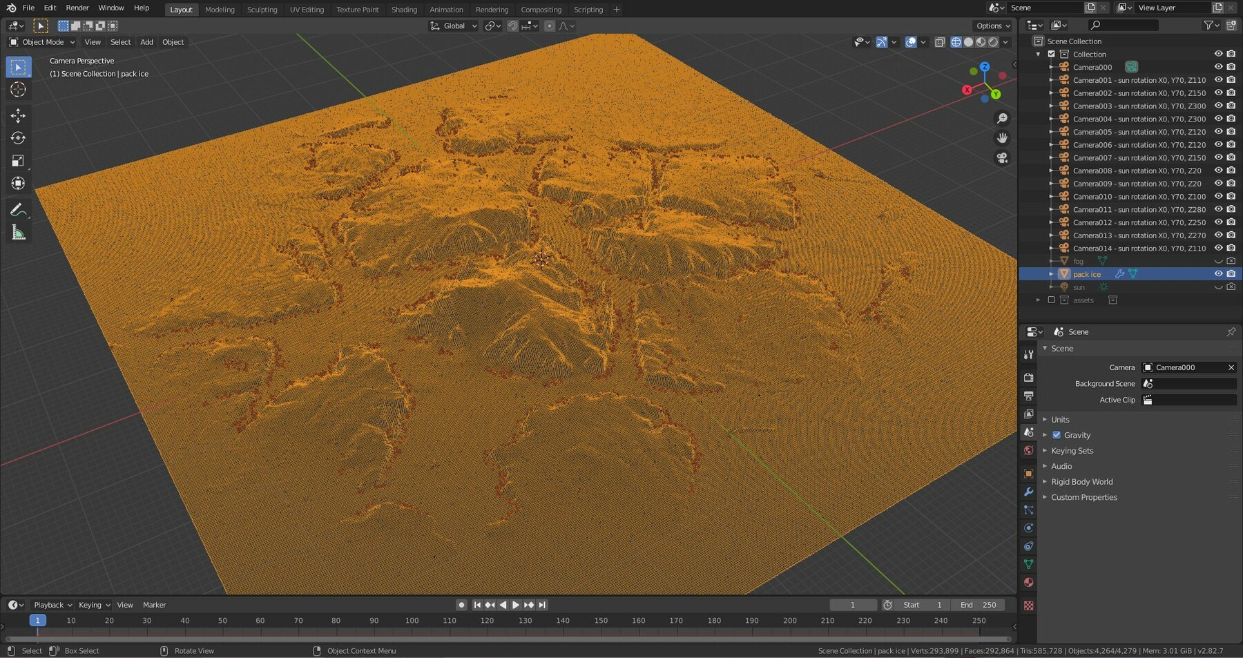 ArtStation - Polar pack ice in Blender | Resources