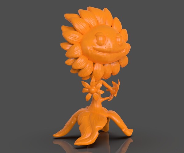 ArtStation - Sunflower and ZBrush timelapse | Game Assets